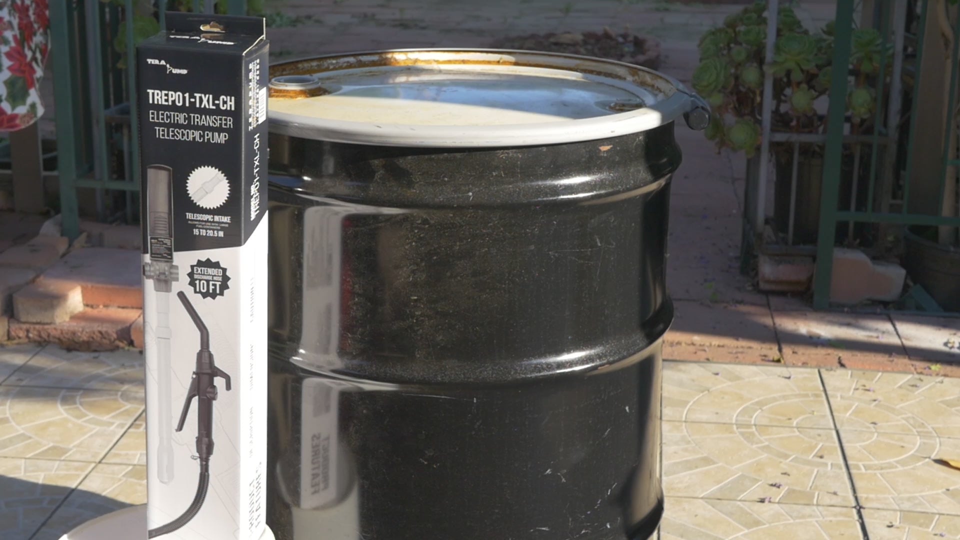 TREP01-TXL-CH | Telescopic Chemical Battery Powered Transfer Pump ...