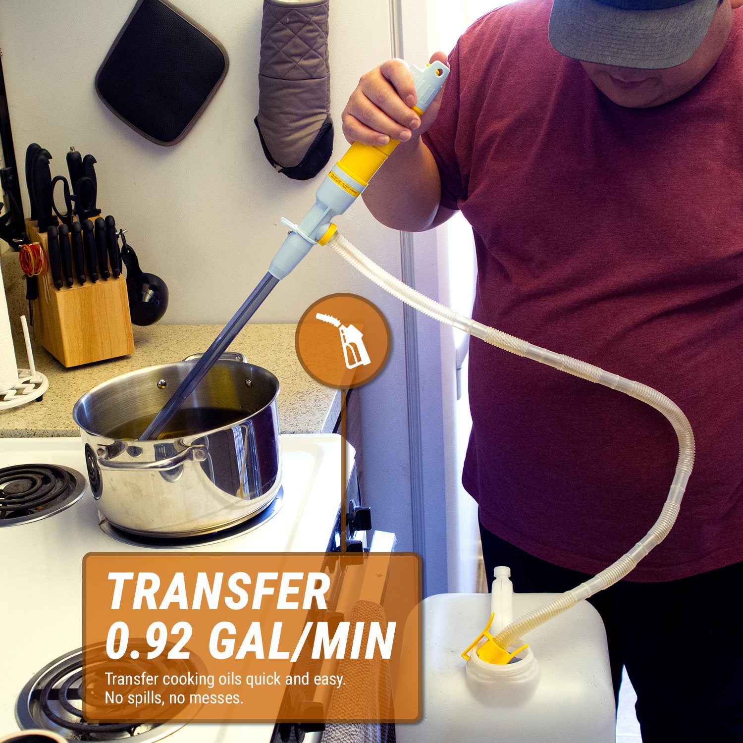 TRCOOK02 | 2nd Gen. Cooking Oil Recycling Battery Powered Pump – TERA PUMP