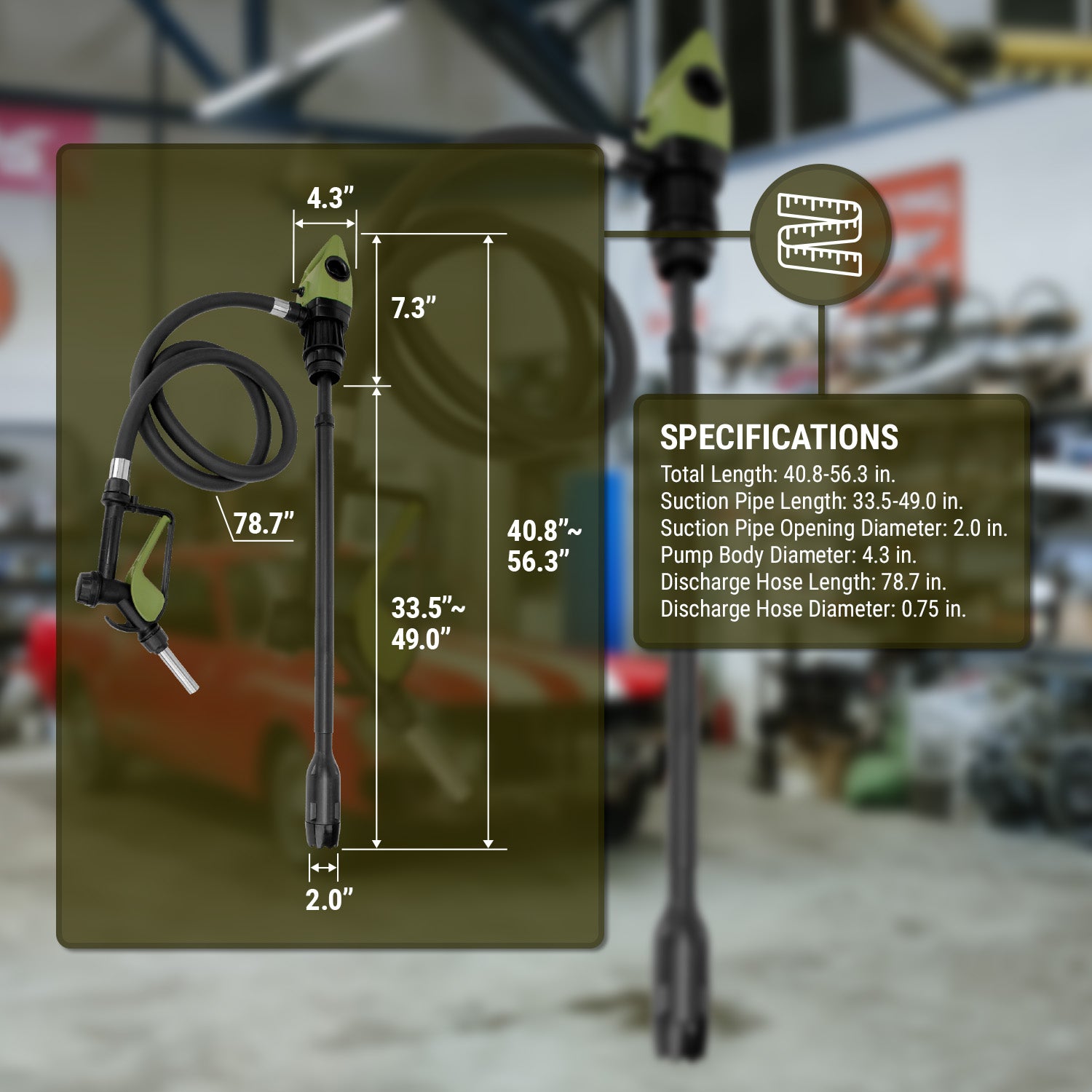 TREDRUMT | Telescopic Electric Drum Pump – TERA PUMP