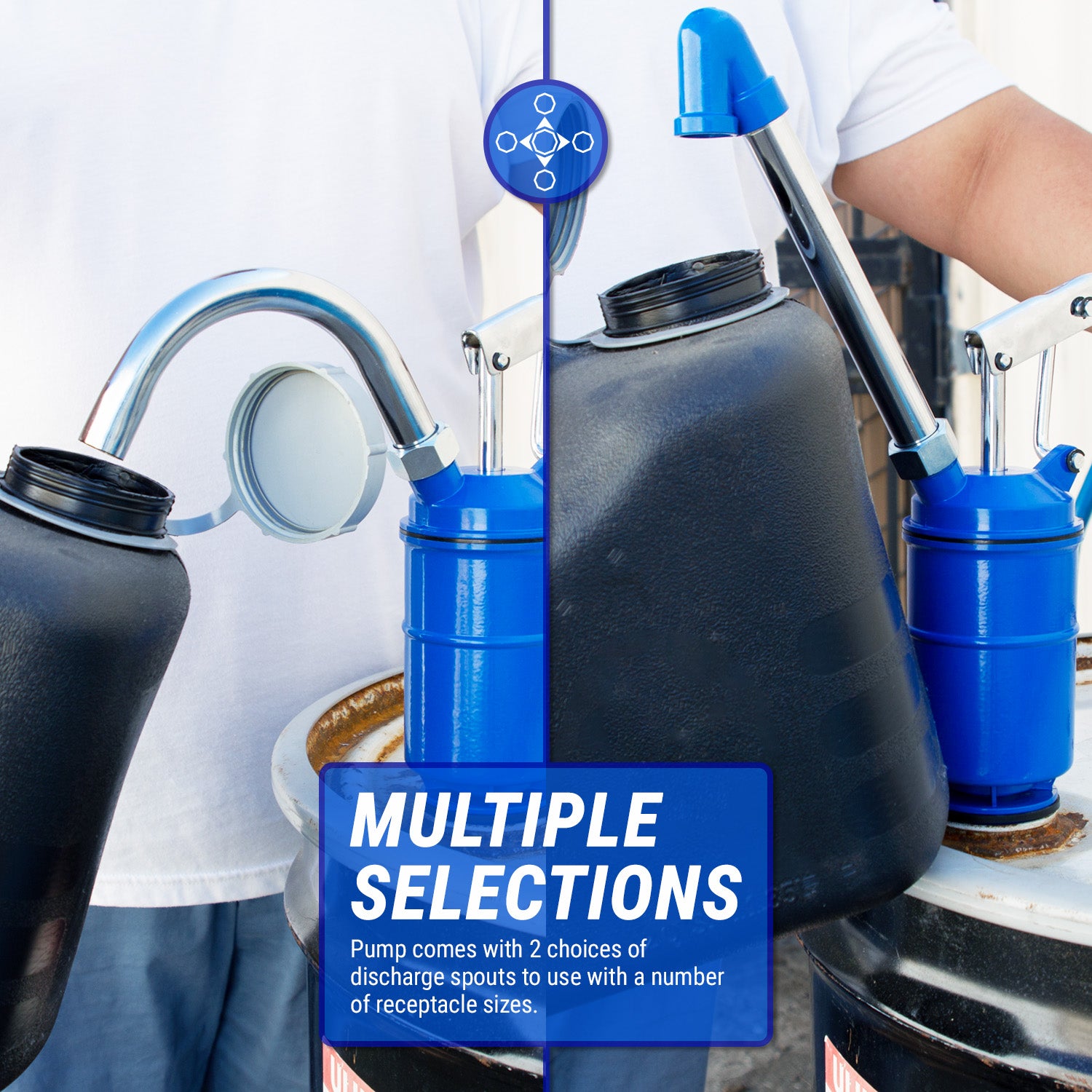 TRLEVER100 | Big Blue Lever-Action 15 to 55 Gal Drum Barrel Pump – TERA ...