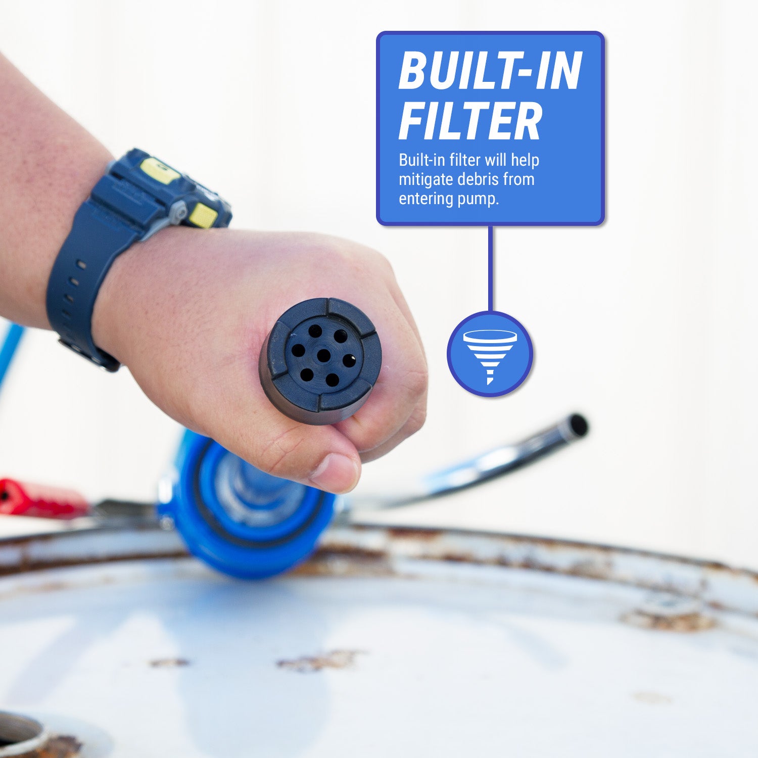 TRLEVER100 | Big Blue Lever-Action 15 to 55 Gal Drum Barrel Pump – TERA ...