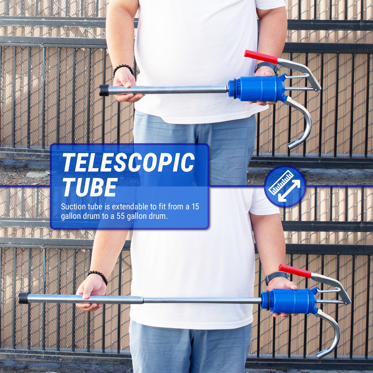 TRLEVER100 | Big Blue Lever-Action 15 to 55 Gal Drum Barrel Pump – TERA ...