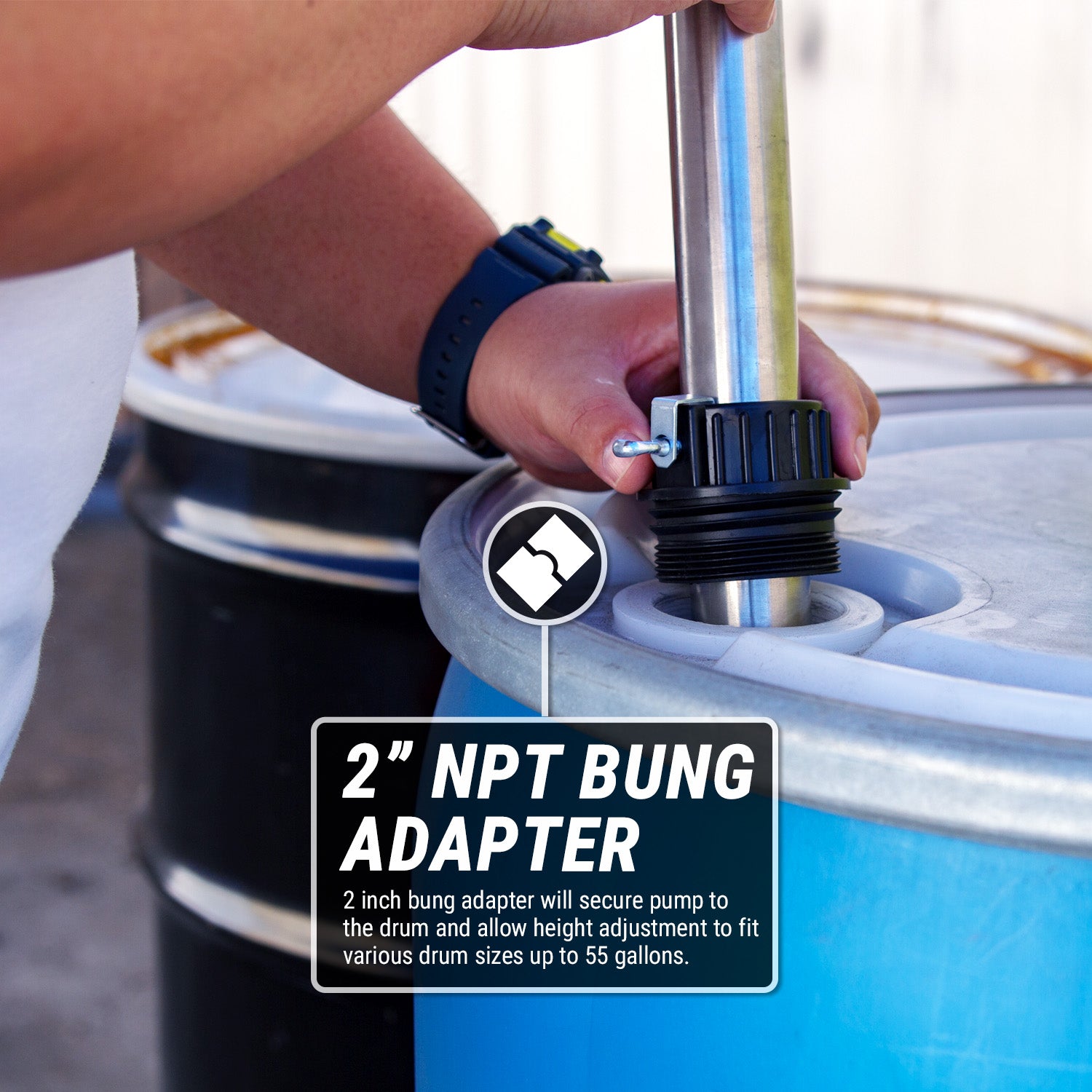 TRLTSTLESS | 316 Stainless Steel Lift-Action Drum Barrel Pump – TERA PUMP